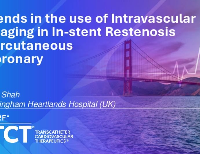TCT 193: Trends in the use of Intravascular imaging in In-stent ...